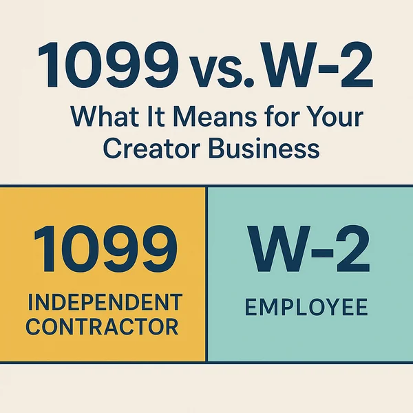 1099 vs W-2: What It Means for Your Creator Business - Jason's Fin Tips