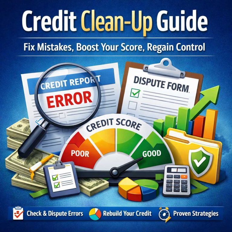 Credit Clean-Up Guide - Proven Steps to Wipe Mistakes, Boost Your Score ...