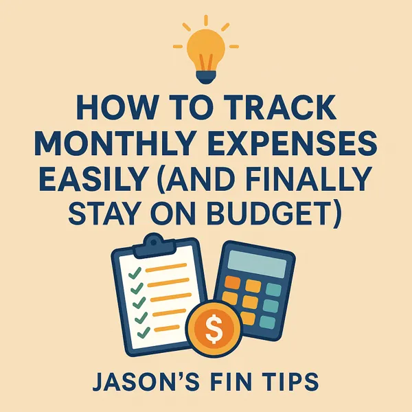 How to Track Monthly Expenses Easily (and Finally Stay on Budget) - Jason's Fin Tips